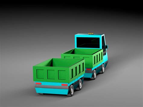 만화 전기 자동차 V3 3d 모델 10 Unknown Obj Max Fbx C4d Free3d