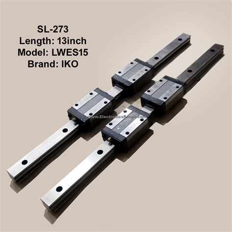 Cnc Iko Lwes15 Double Linear Slides With Four Bearings 13inch Length Sl