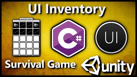 Unity 3d Survival Game Ui Inventory C 09 Youtube