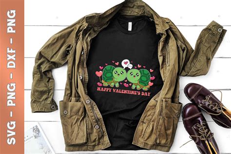 Chibi Cutie Turtle Couple Valentine Graphic By Bowcys · Creative Fabrica