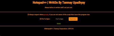 Your Personal Program Notepad Written In Php Null Byte