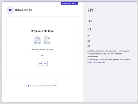 Embedding Flatfile Flatfile Developer Docs