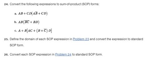 Solved Convert The Following Expressions To Chegg