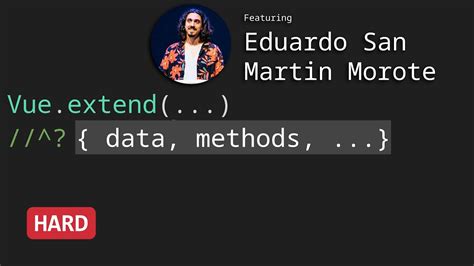 Simple Vue With Eduardo San Martin Morote Typescript Type Challenges 6 Hard Youtube