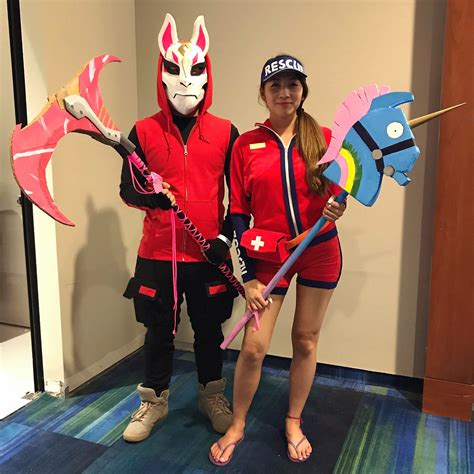 Self First Time Attempting Cosplay Finished Our Fortnite Cosplays