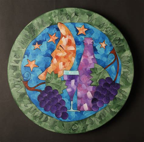 Wine Themed Lazy Susan