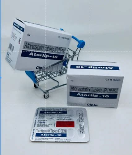 Atorlip 10 Mg Tablets At ₹ 100 Stripe Atorvastatin Tablet In Nagpur Id 2852889965412