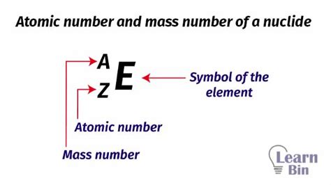 Atomic Number And Mass Number Of An Atom Learnbin