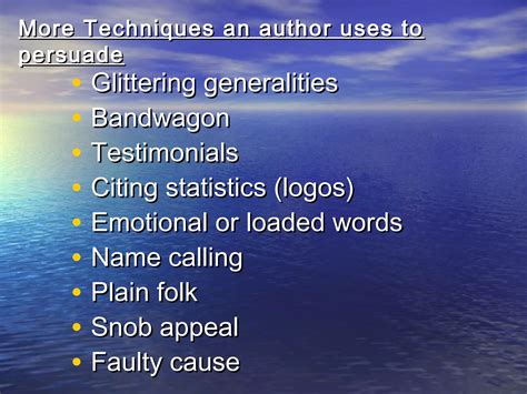 Rhetorical Appeals Ppt