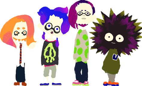 File S Squid Squad Artwork Png Inkipedia The Splatoon Wiki