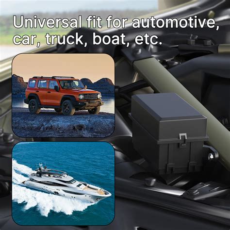 Automotive Pre Wired 6 Slots 12 Volt Atc Ato Fuse Relay Holder Box Daier