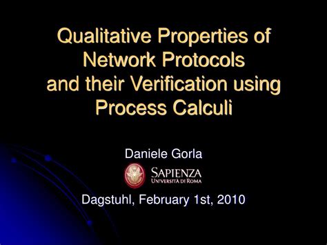 ppt qualitative properties of network protocols and their