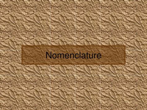 PPT Nomenclature PowerPoint Presentation Free Download ID 5643553