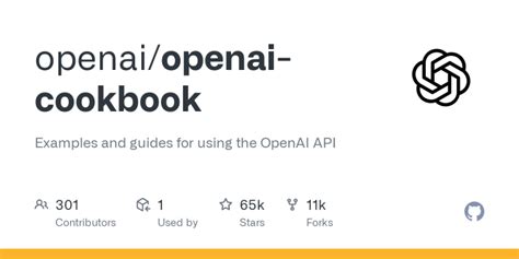 github openai openai cookbook examples and guides for using the