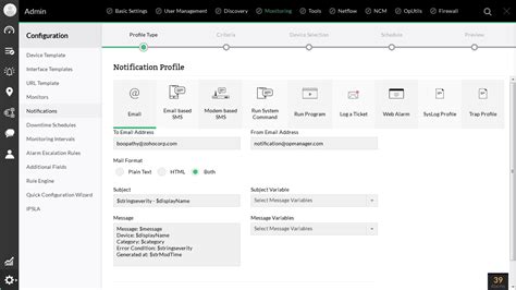 Screenshots Manageengine Opmanager