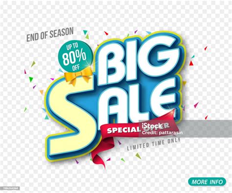 판매 배너 투명 도식 디자인 빅 세일 스페셜 최대 80 할인 슈퍼 세일 시즌 종료 스페셜 오퍼 배너 벡터 일러스트레이션을 참조하십시오 개성 개념에 대한 스톡 벡터 아트 및
