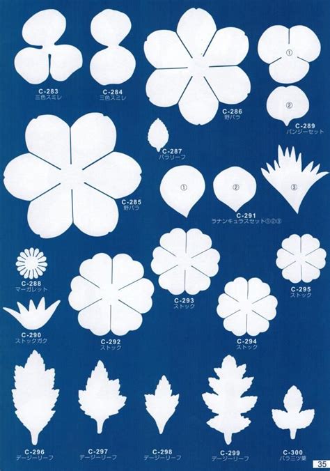 Шаблоны для цветов из фоамирана 40 фотографий Paper Flower Template Fabric Flowers Flower