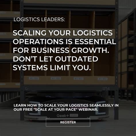 Geek On Linkedin Scale At Your Pace Webinar Geekplus And Körber Supply Chain