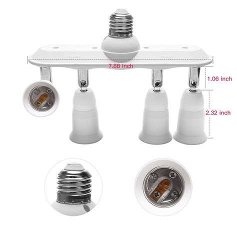 Light Socket Splitter In E E Adapter Converter Adjustable JACKYLED EBay