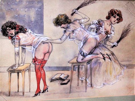 Spanking Vintage Bdsm Art