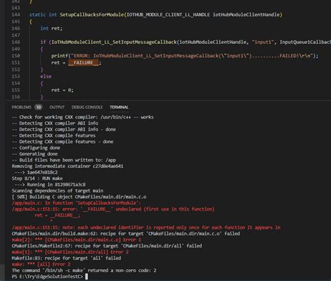 Build Iot Edge C Sample Project Failed · Issue 968 · Azureazure Iot