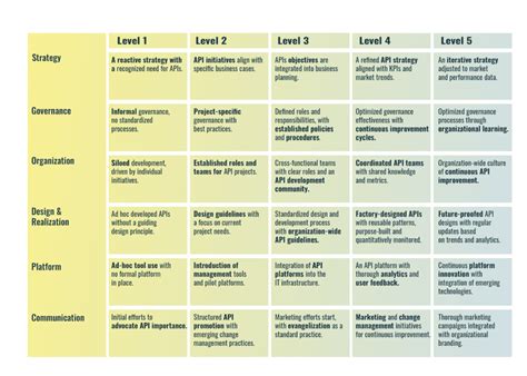 api maturity model we archers