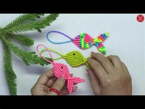Macrame Tutorial Macrame Keychain Fish Pattern Fish Keychain YouTube Macrame Tutorial