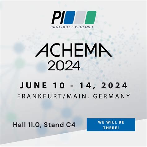 Profibus And Profinet International Pi On Linkedin Achema2024 Profinet Mtp Pi