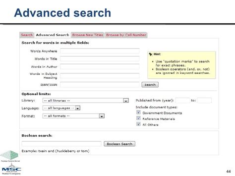Metadata Library Catalog