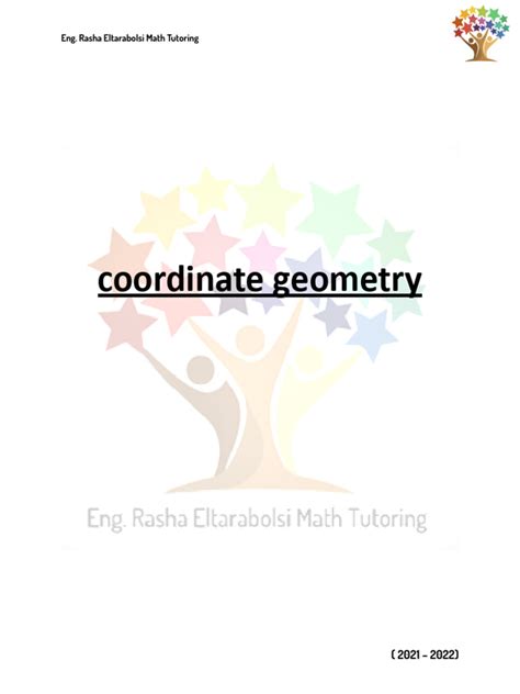 Coordinate Geometry 1 1 2 Pdf Line Geometry Euclid
