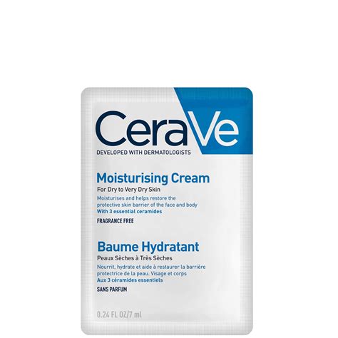 Cerave Moisturising Cream Sample 7ml Free T Lookfantastic