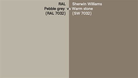 Ral Pebble Grey Ral 7032 Vs Sherwin Williams Warm Stone Sw 7032