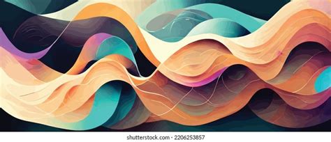 Wave Particles Digital Wave Background Concept Stock Vector Royalty Free 2206253857 Shutterstock