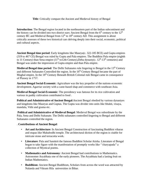 Bds Assignment Pdf Bengal Asia