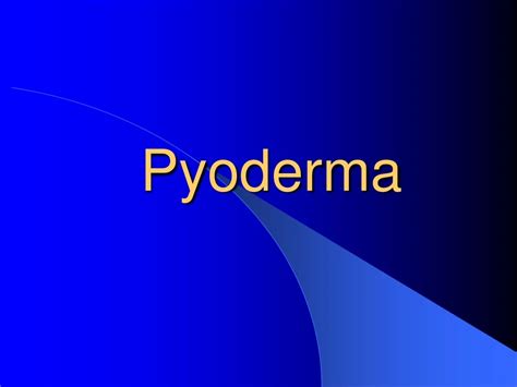 Ppt Understanding Pyoderma Causes Symptoms And Treatment