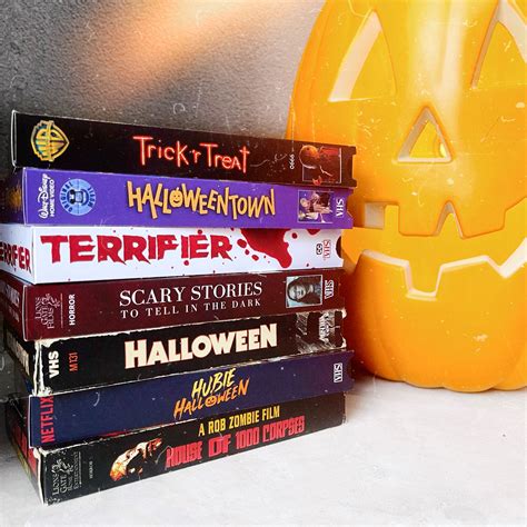 Spooky Halloween Vibes Horror Movie Vhs Vhs Tapes Aesthetic Core