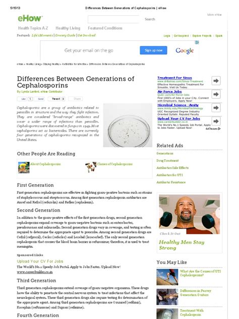 Pdf Differences Between Generations Of Cephalosporins Dokumen Tips