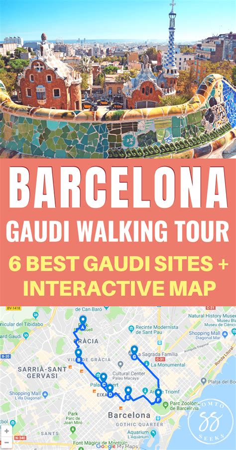 Printable Walking Map Of Barcelona