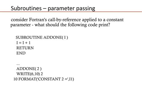 Ppt Subroutines Powerpoint Presentation Free Download Id1625502