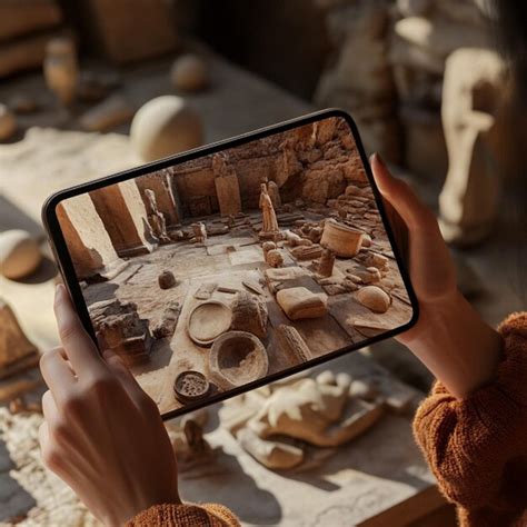 interactive ar educational tool displaying 3d models of historical