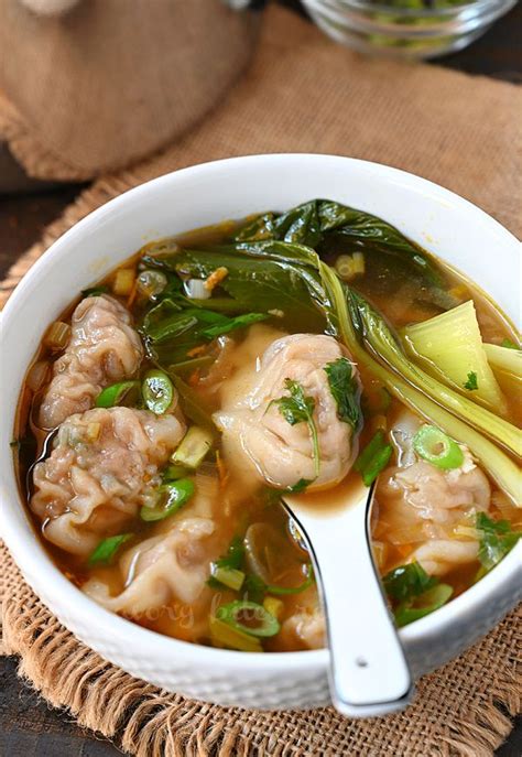 The Best Chicken Wonton Soup Travel Foodie
