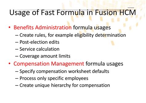 fast formula in oracle cloud hcm pptx databases computer software