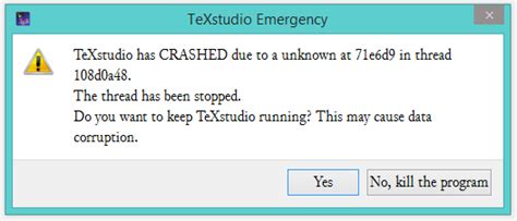 Texstudio Keeps Crashing On Startup Issue 2835 Texstudio Org Texstudio GitHub