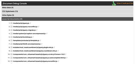 Plugins Javascript And Css Debug