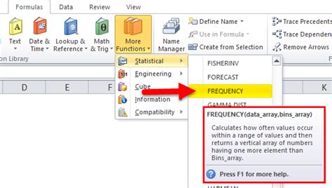 Frequency In Excel Formula Examples How To Use Frequency