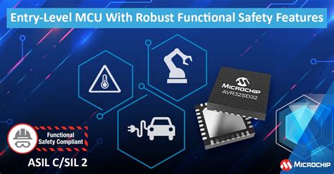 Microchip Technology Taiwan Avr® Sd系列入門級微控制器正式登場，是業界首款符合功能安全規範、且具備高性