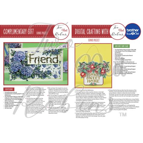 Two Red Robins Magazine Issue 02 Digital Crafting Bonus Projects Download Highlight Crafts