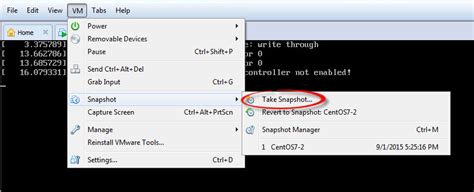 How To Take A Snapshot In Vmware Workstation