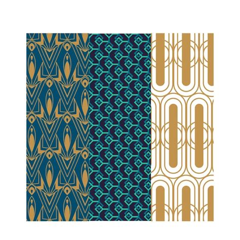 Premium Vector Collection Of Bright Colorful Seamless Geometric Mosaic Patterns Endless Tile