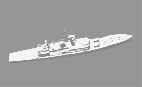 ♟ British Leander Class Batch 2 Frigate 11200・ Stl File For 3d Printing・cults